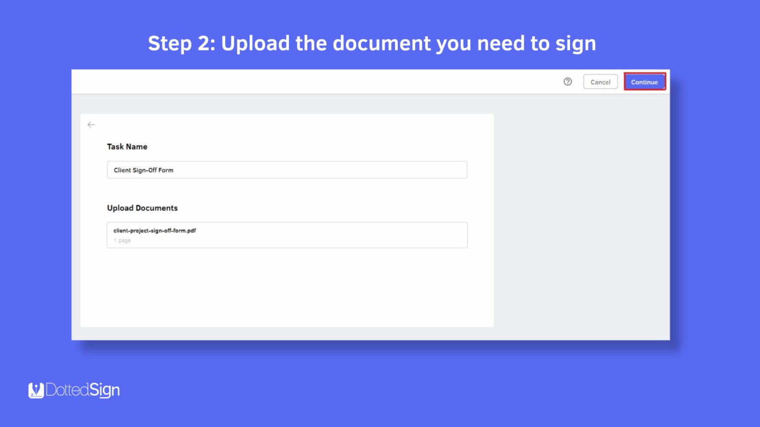 How to Upload a Signature | DottedSign
