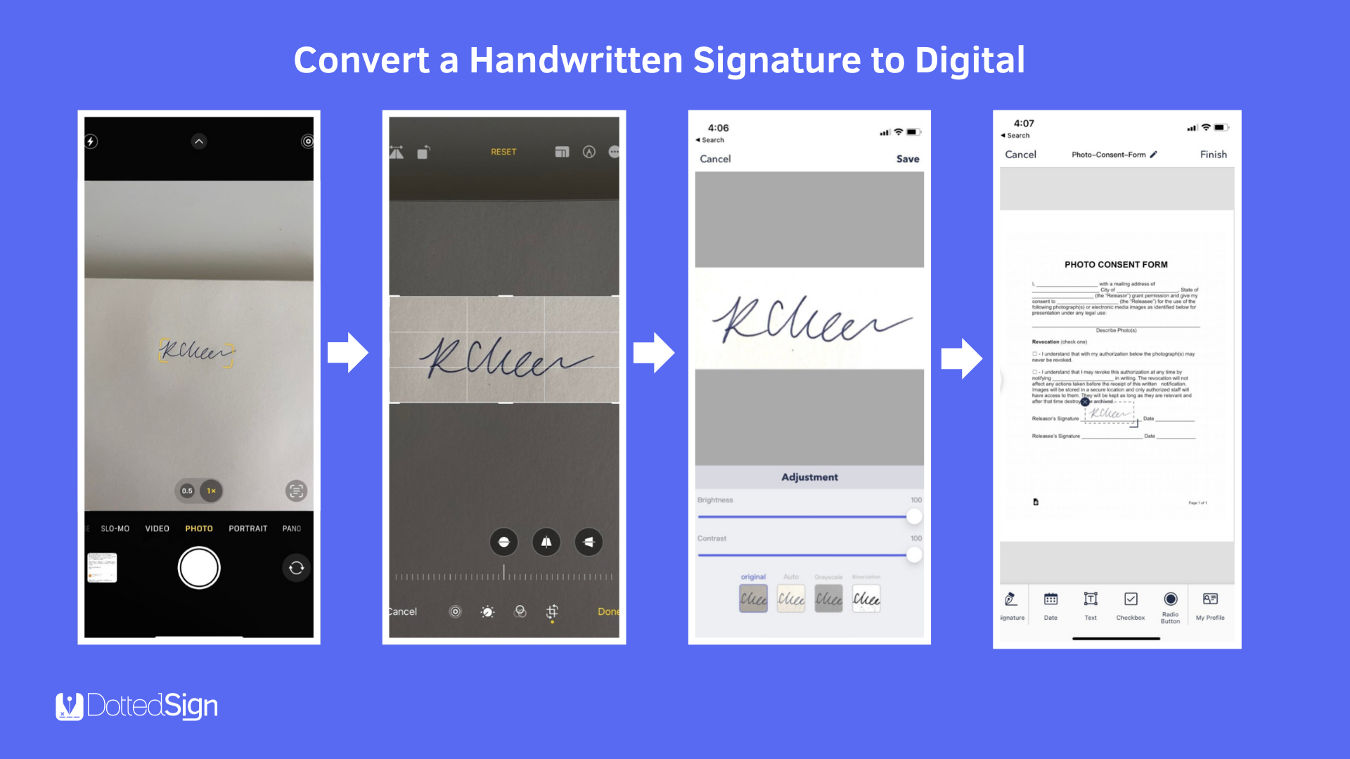 How to Upload a Signature | DottedSign