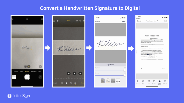 How to Convert a Signature into a Digital Version | DottedSign