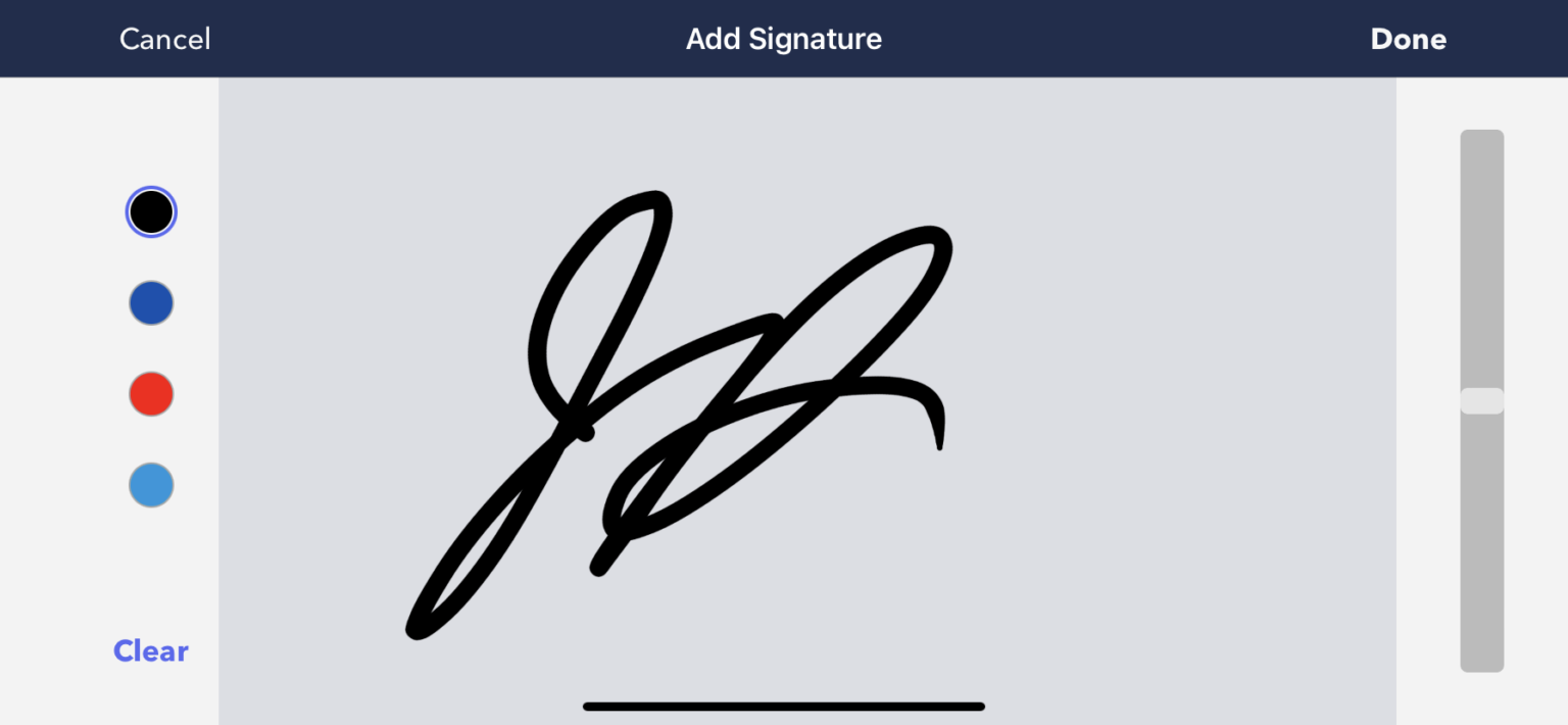 How to sign a document on iPhone