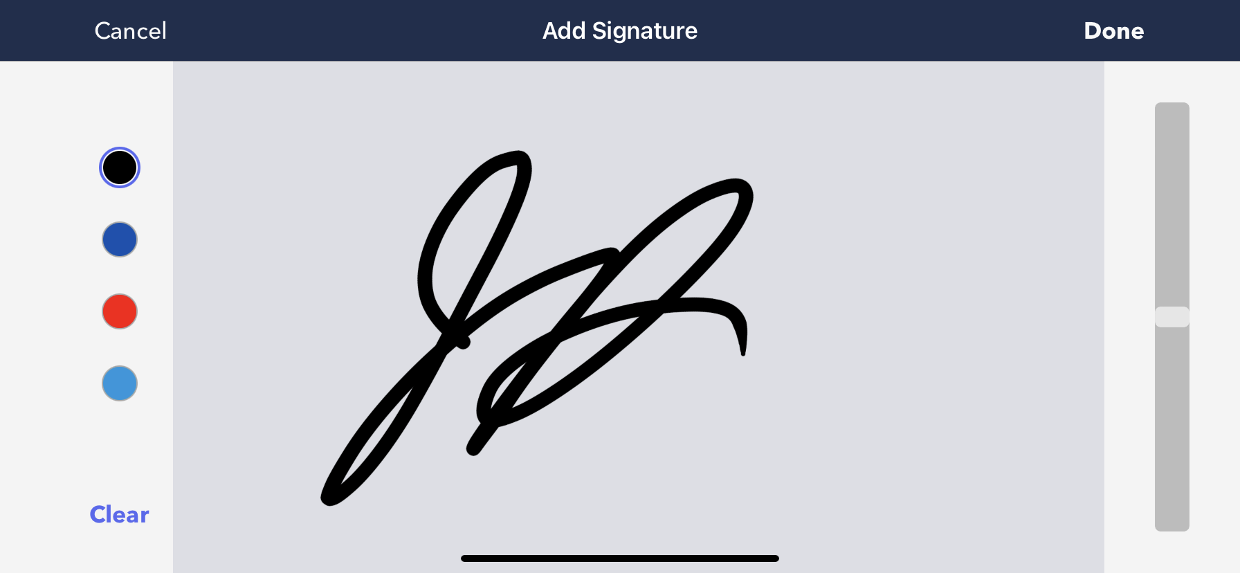 How to sign a document on iPhone