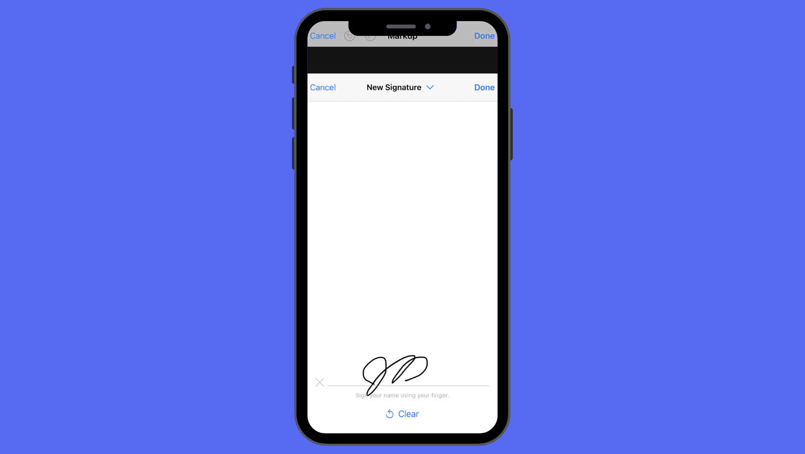 How to sign a document on iPhone